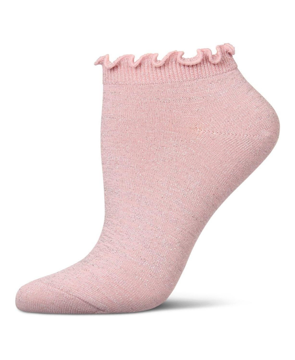 Click here for MeMoi Womens Lurex Shortie Socks - Pink prices