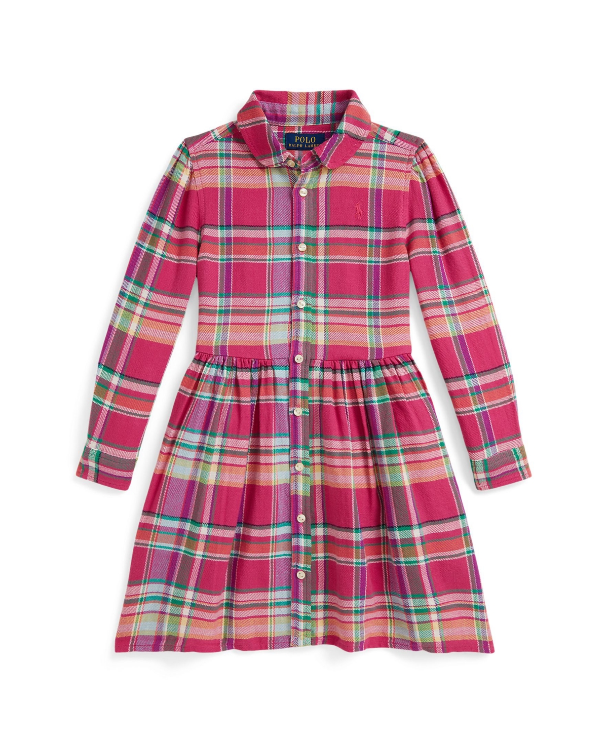 Click here for Polo Ralph Lauren Girls 2T-6X Plaid Club Collar Sh... prices