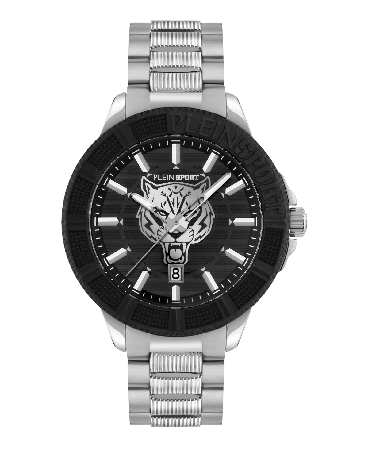 Click here for Plein Sport Mens City Rush 3 Hand Date Quartz Stai... prices