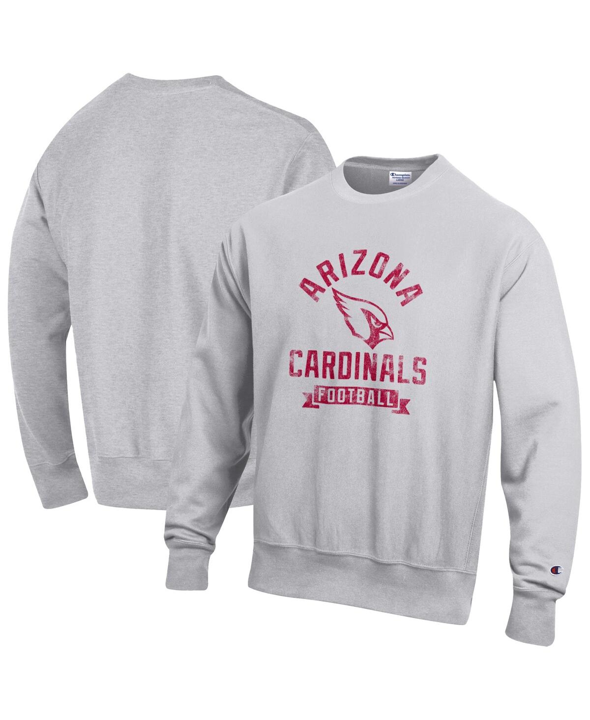 Click here for Champion Mens Heather Gray Arizona Cardinals Rever... prices