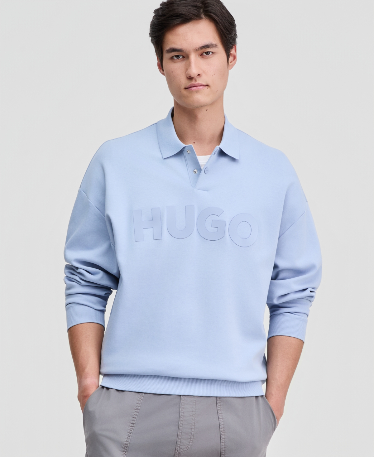 Click here for Hugo Boss Mens Dimolox Long-Sleeve Snap Placket Lo... prices