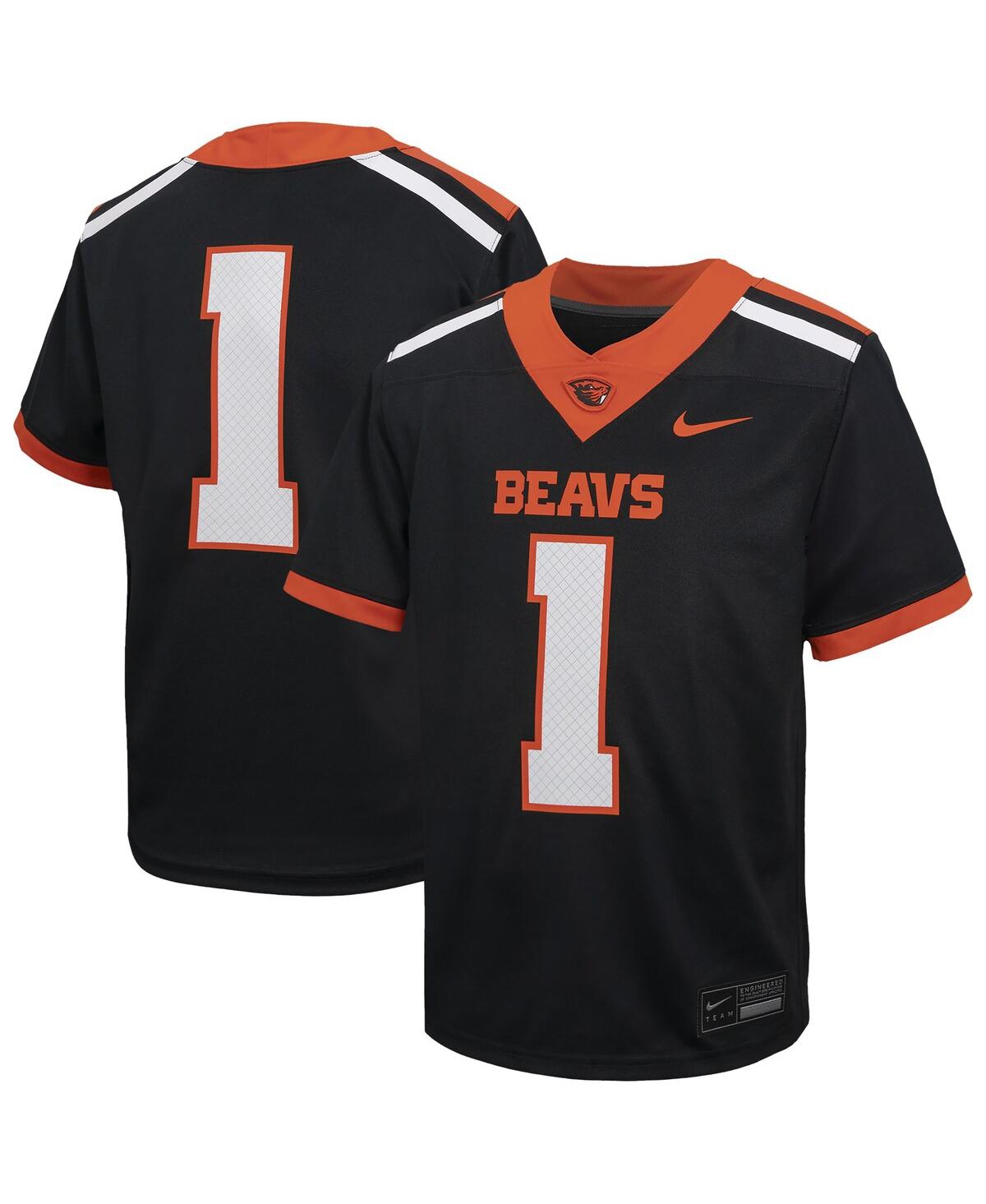 Click here for Nike Big Boys and Girls 1 Black Oregon State Beave... prices