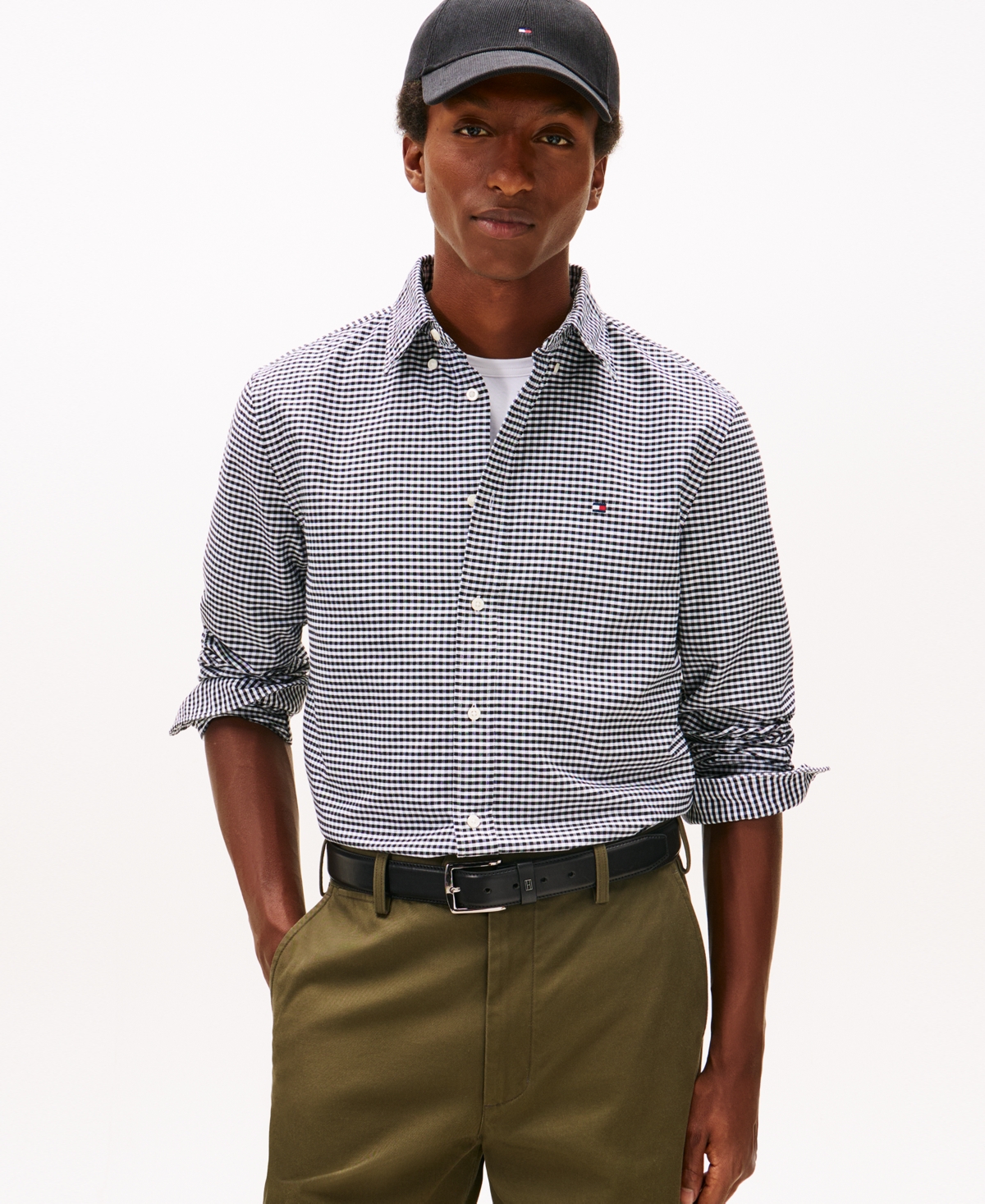 Click here for Tommy Hilfiger Mens Heritage Oxford Gingham Shirt... prices