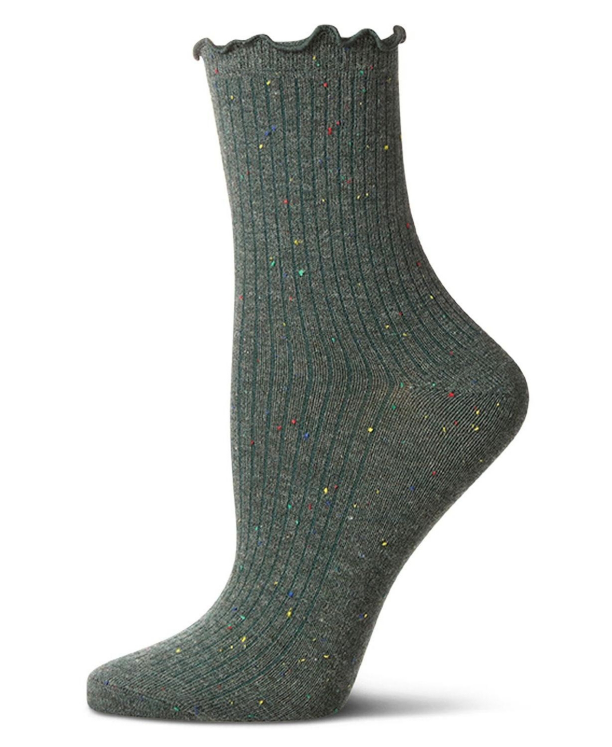 Click here for MeMoi Womens Vintage Ribbed Multi-Flecked Lettuce... prices