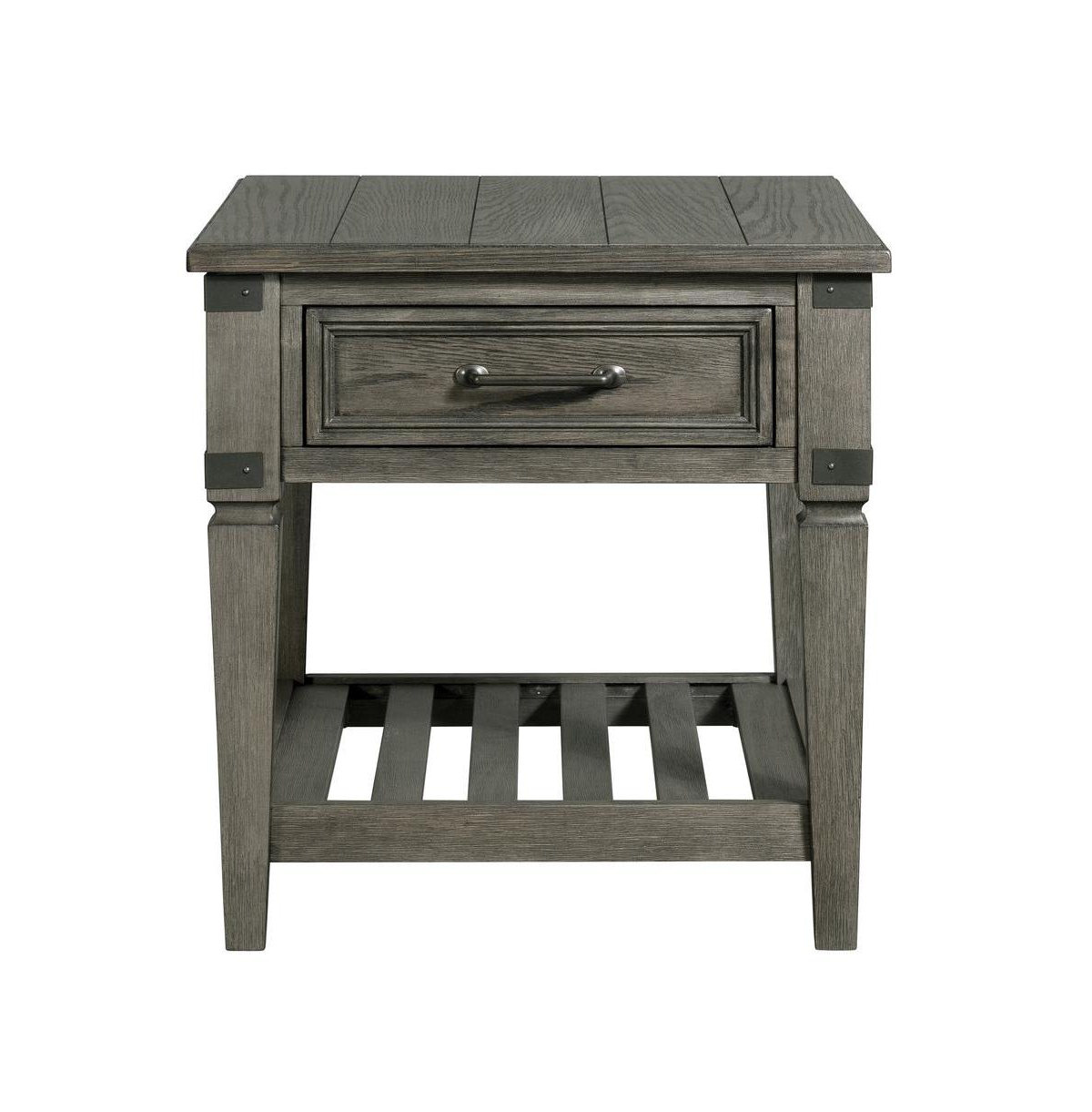 Click here for Intercon Foundry End Table - Grey/Pewter prices