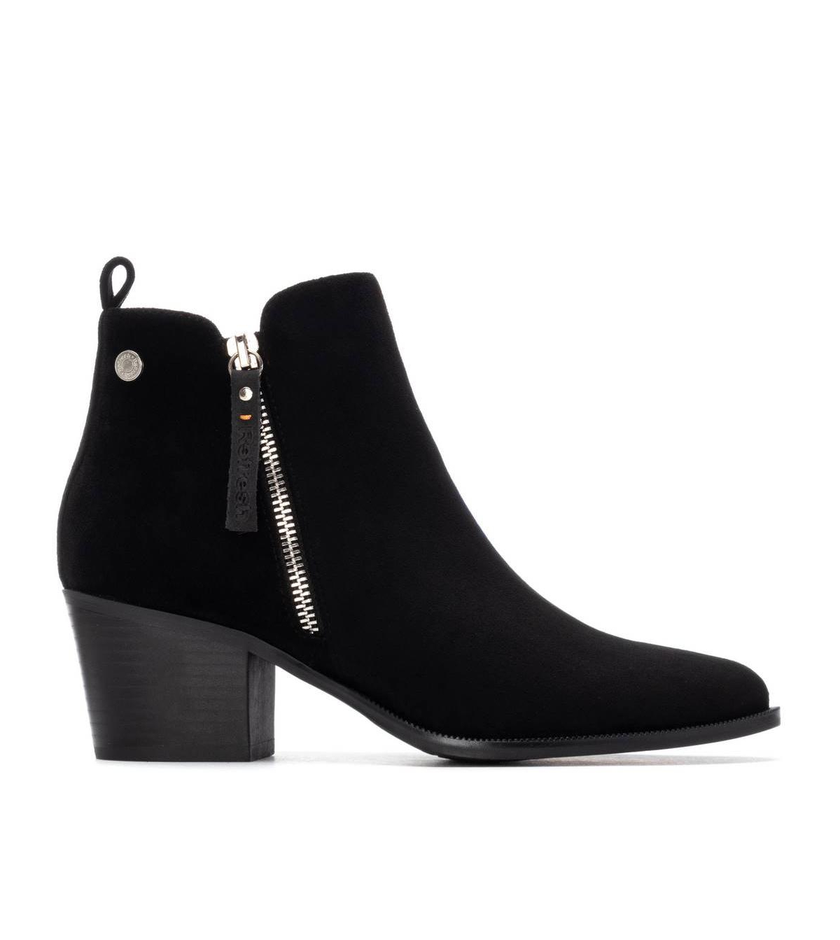 Click here for Xti Womens Block Heel Suede Ankle Booties Refresh... prices