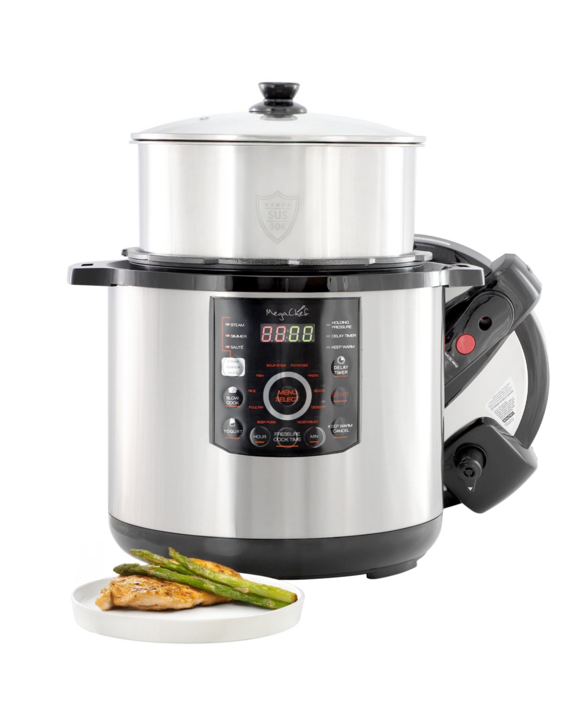 Click here for Megachef 12 Quart Steel Digital Pressure Cooker wi... prices