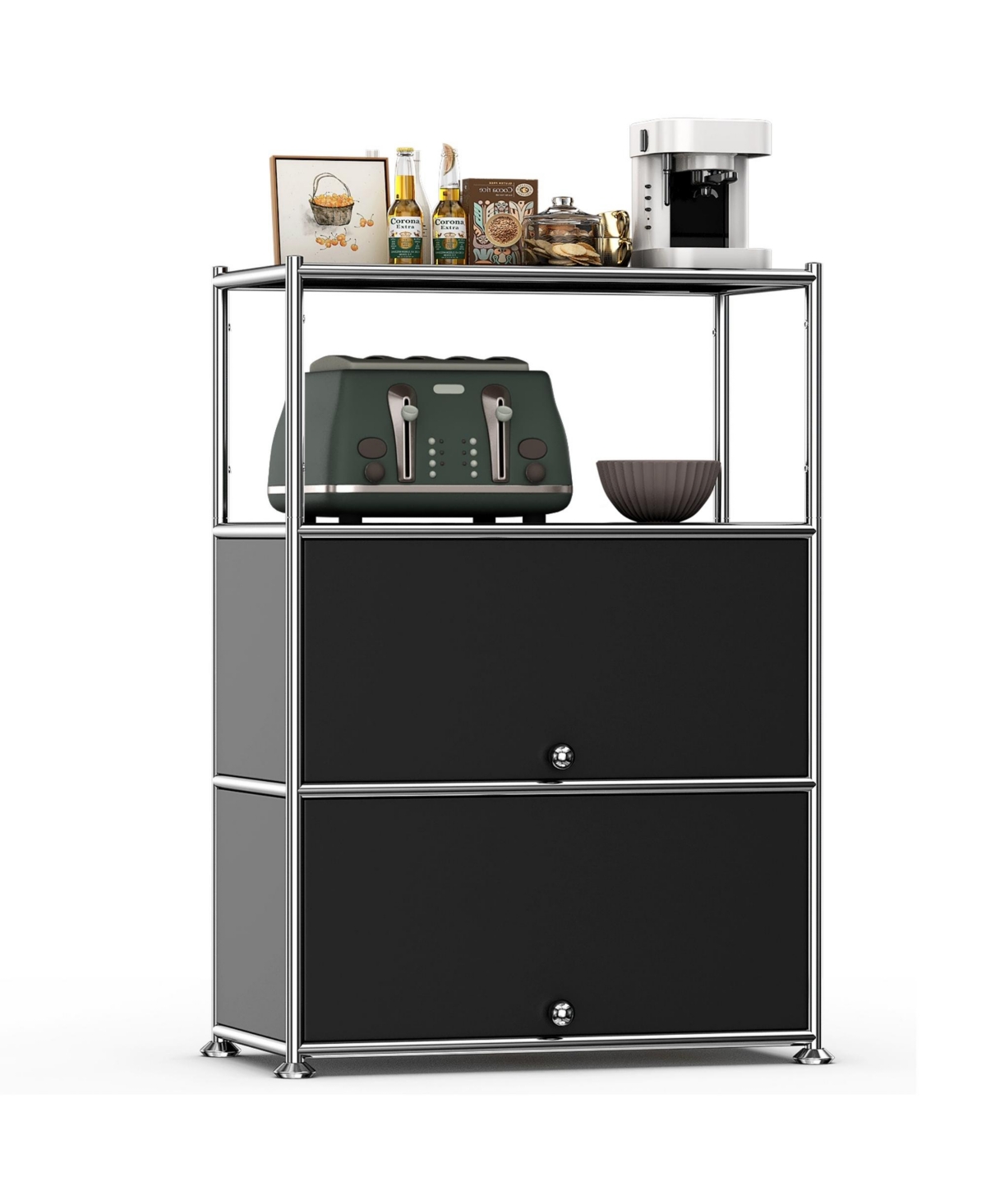 Click here for Mega Casa 3-Tier Storage Cabinet Metal Shelving Un... prices