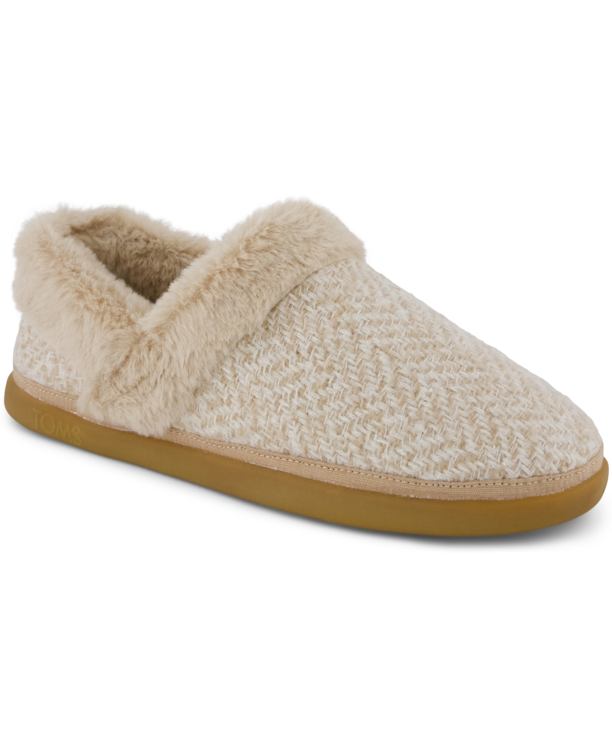 Click here for Toms Womens Oslo Slip On Slippers - Khaki prices