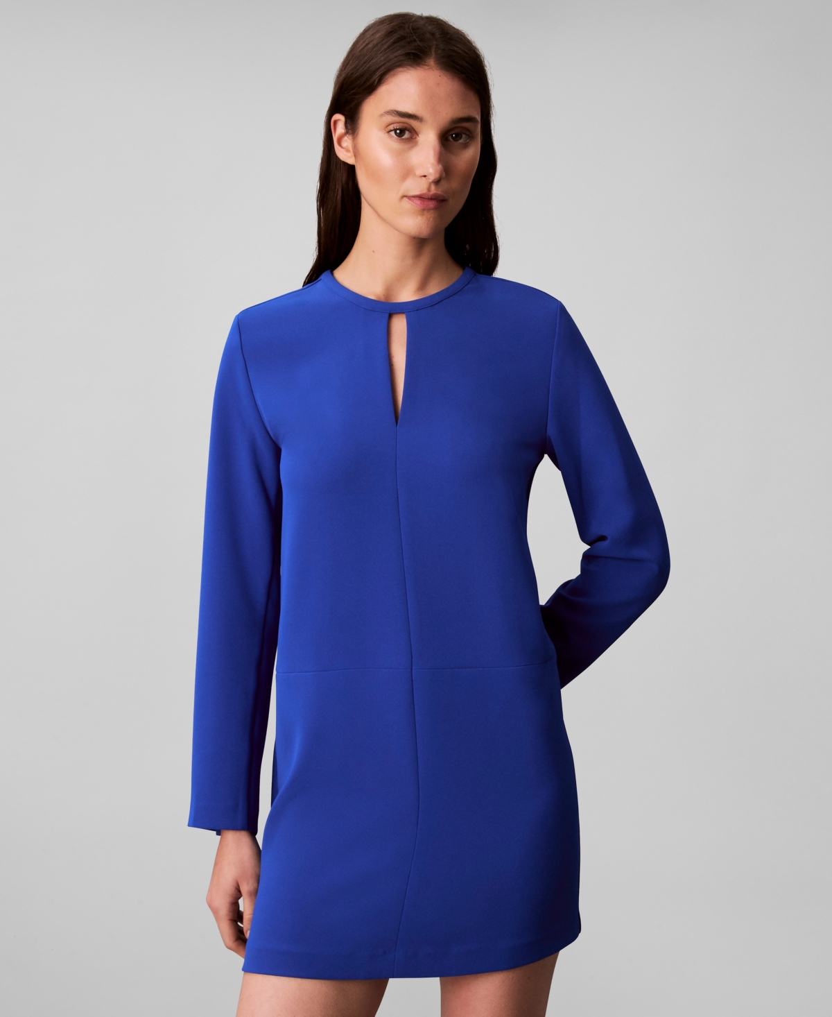 Click here for Calvin Klein Womens Tailored Long Sleeve Mini Dres... prices