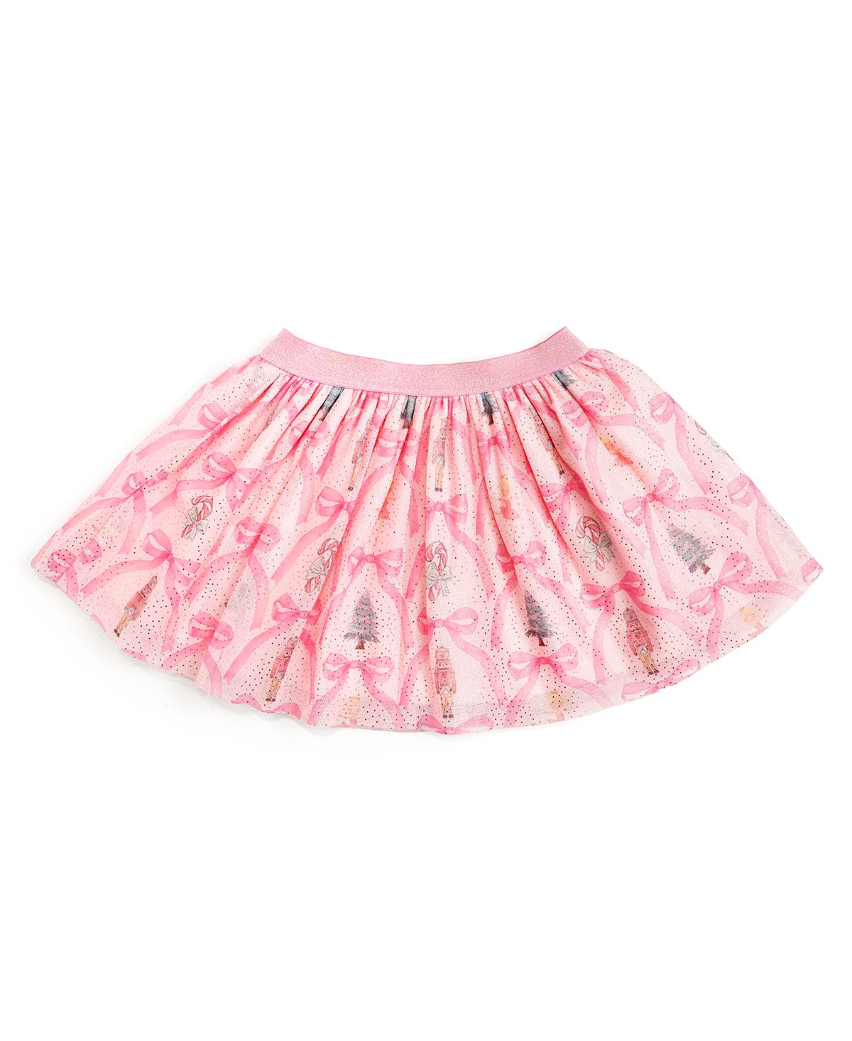 Sweet Wink Baby Girls Nutcracker Trellis Christmas Tutu Skirt - Pink