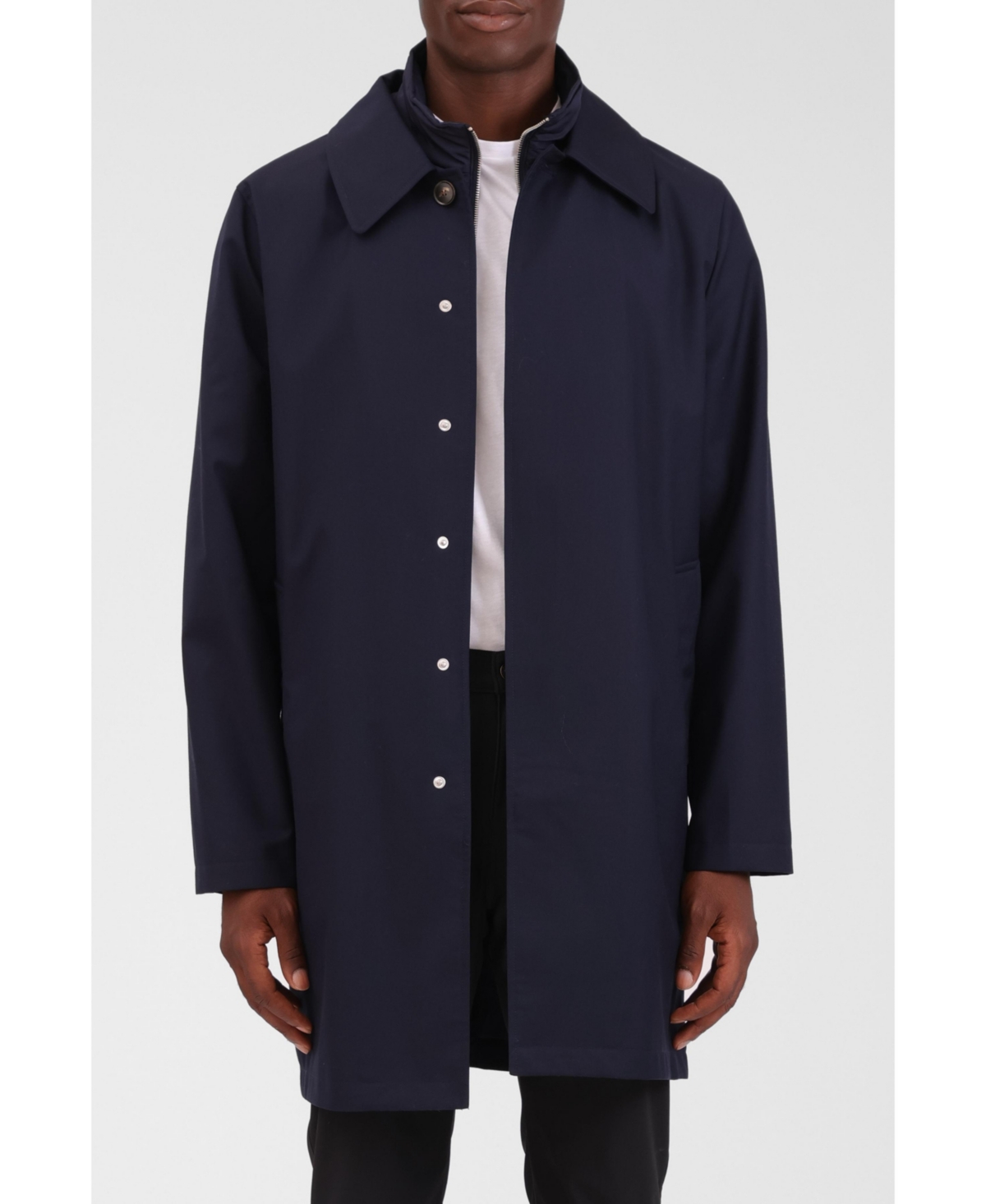 Click here for Bagatelle Homme Mens Water-Resistant Mac Coat - Na... prices