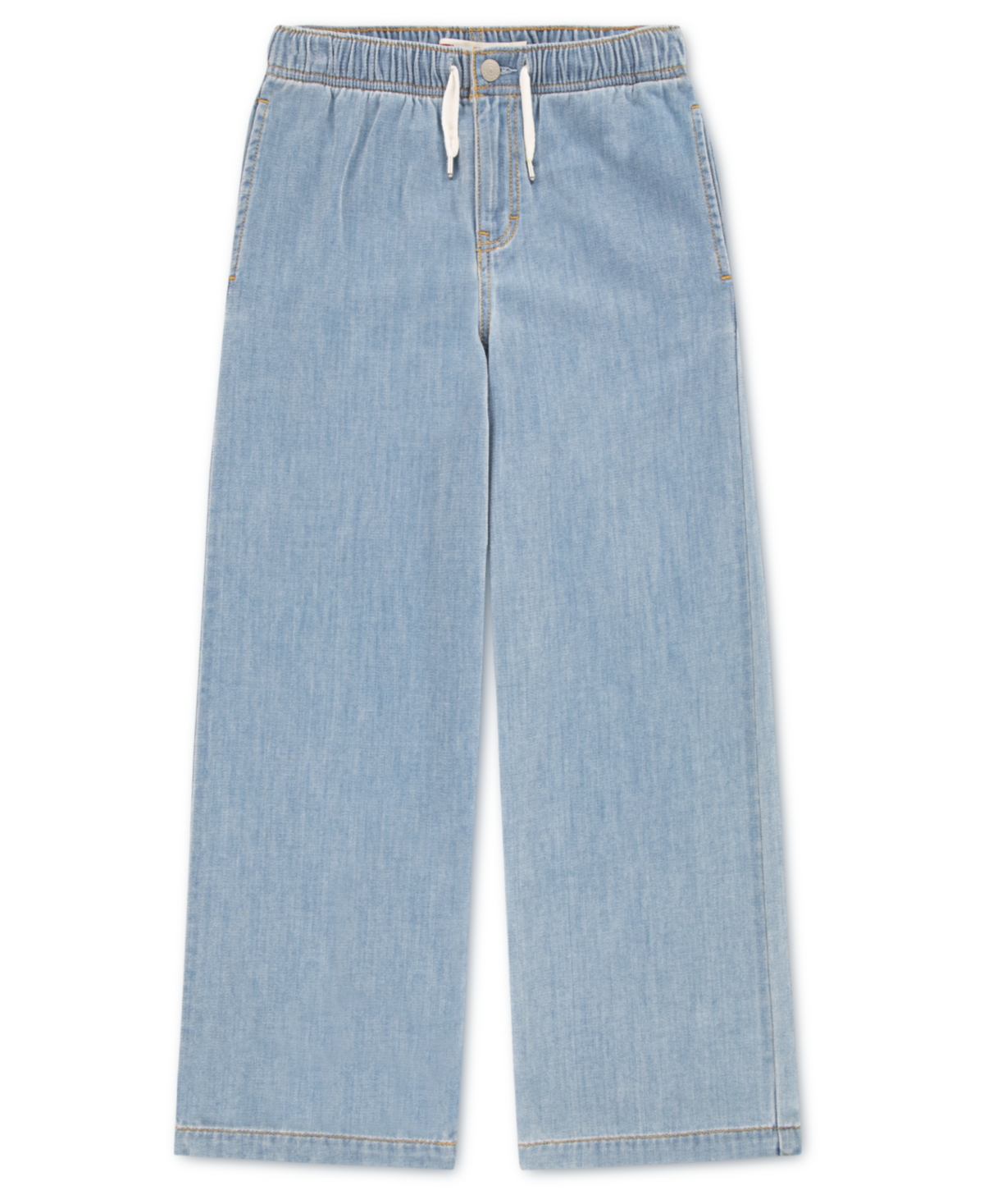 Click here for Levis Girls 7-16 High-Rise Baggy Jeans - Light Blu... prices