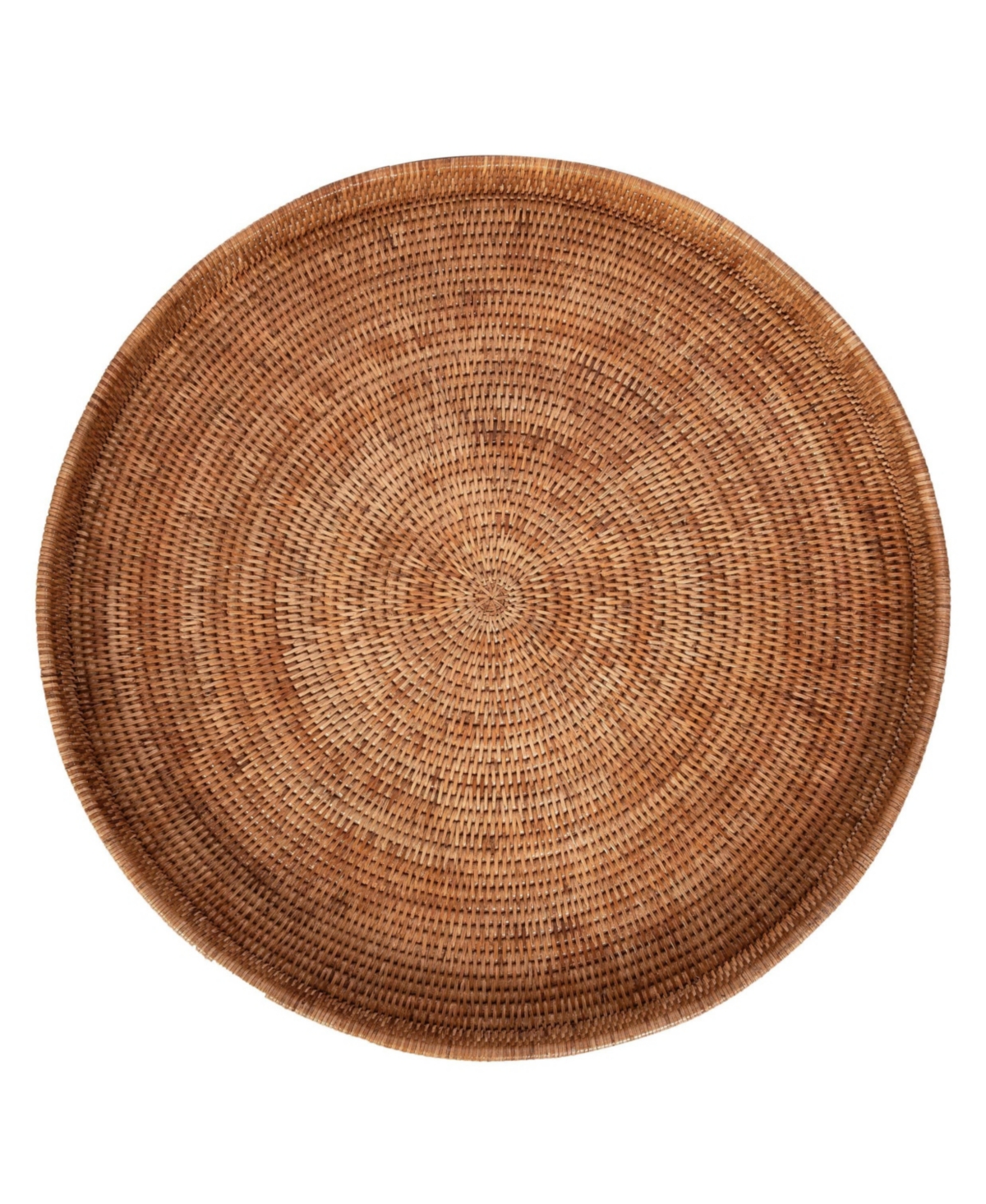 Click here for Artifacts Rattan Round Tray 28" - Honey brown prices