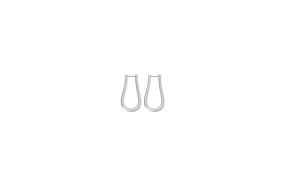 Click here for Petal Hoops Large - Sterling silver prices