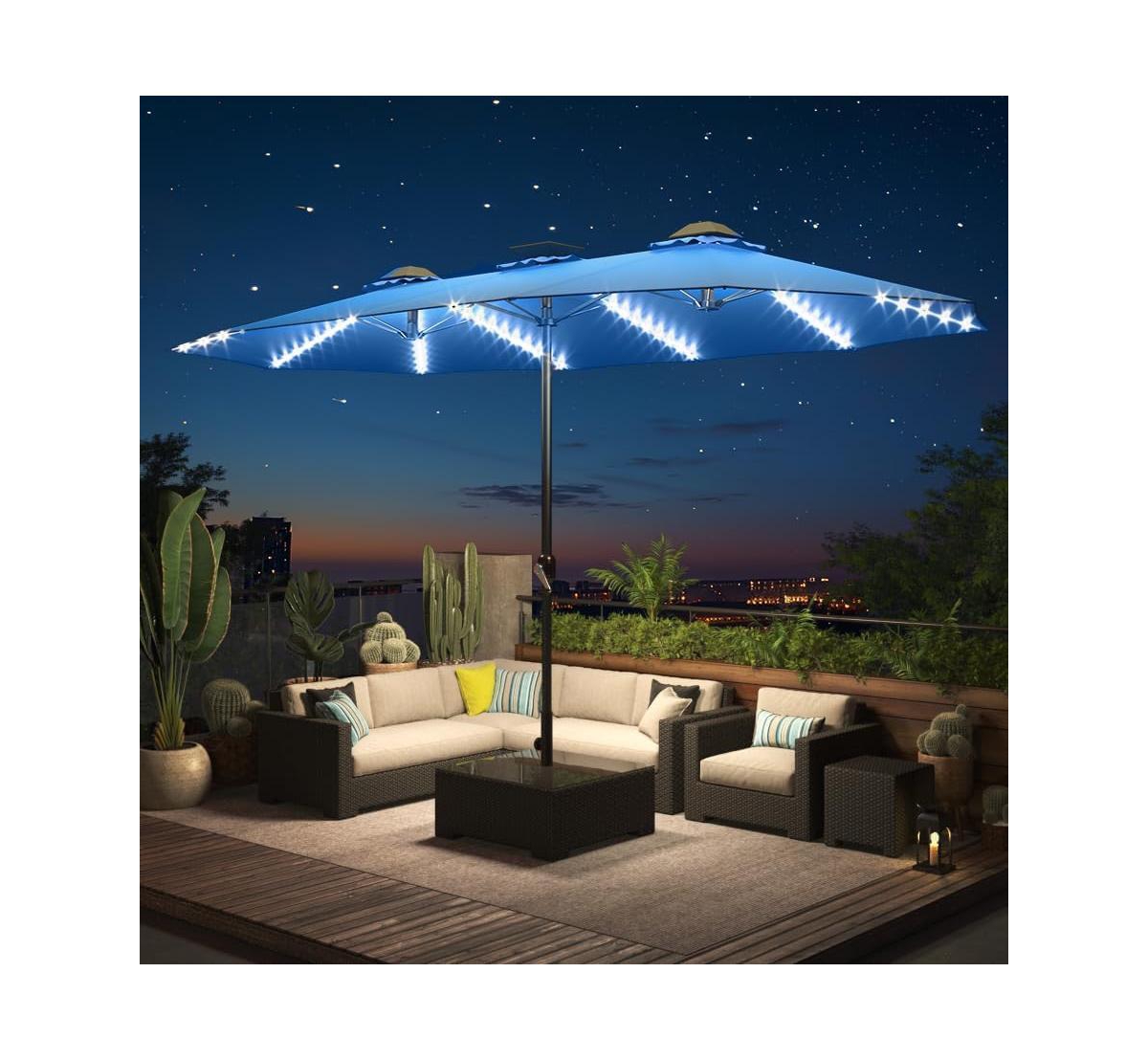 Click here for Aecojoy 15ft Patio Double-Sided Umbrella  156 Pcs... prices