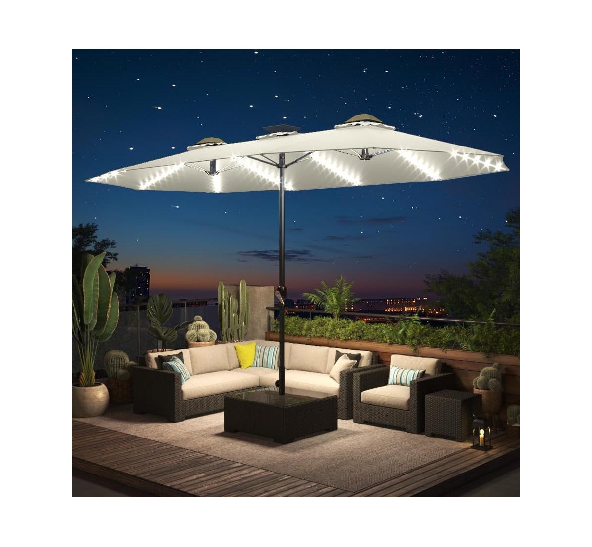 Click here for Aecojoy 15ft Patio Double-Sided Umbrella  156 Pcs... prices