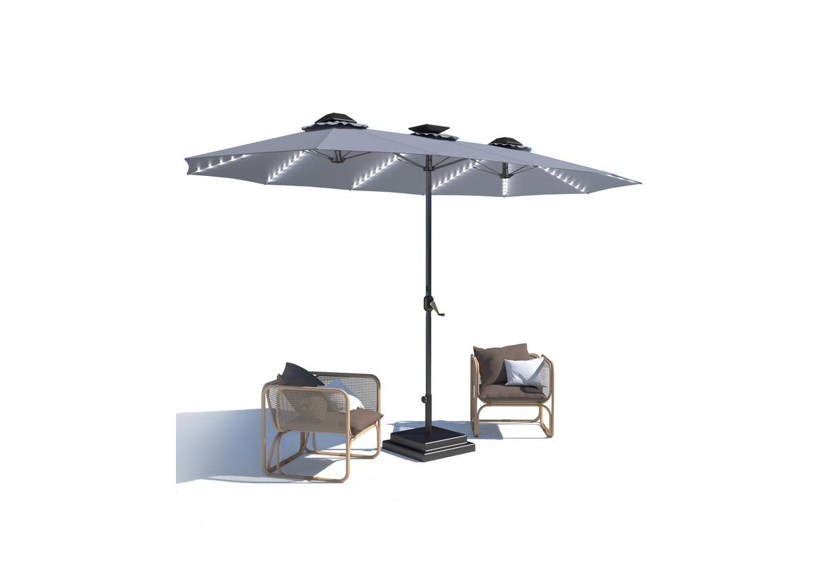 Click here for Aecojoy 15ft Patio Double-Sided Umbrella  156 Pcs... prices