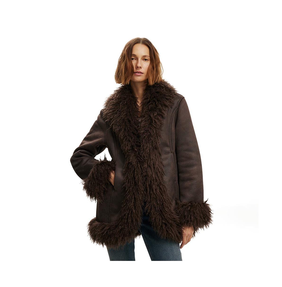 Click here for Cotton On Womens Penny Lane Coat - Chocolate prices
