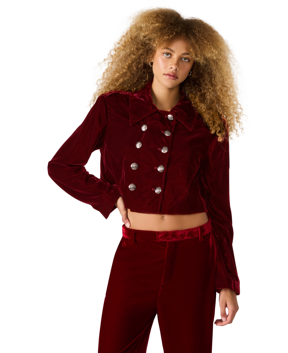 Click here for Steve Madden Womens Tonia Long Sleeves Blazer - Re... prices