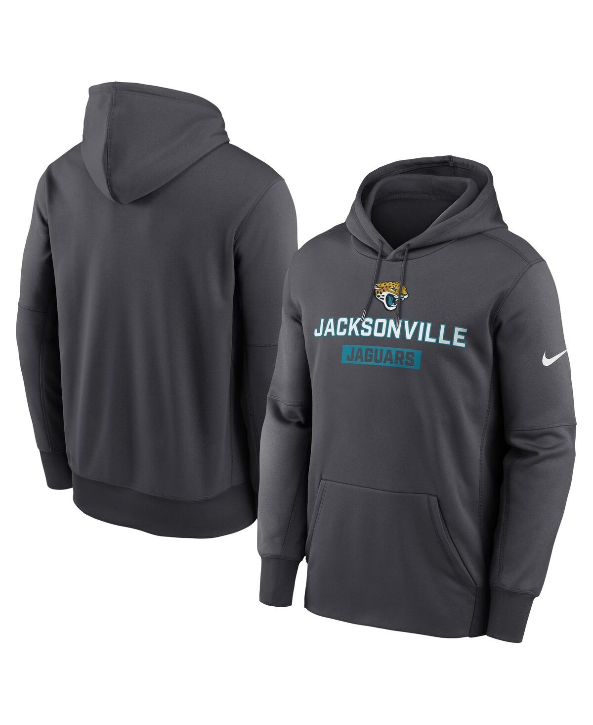 Click here for Nike Mens Anthracite Jacksonville Jaguars Toss Swe... prices