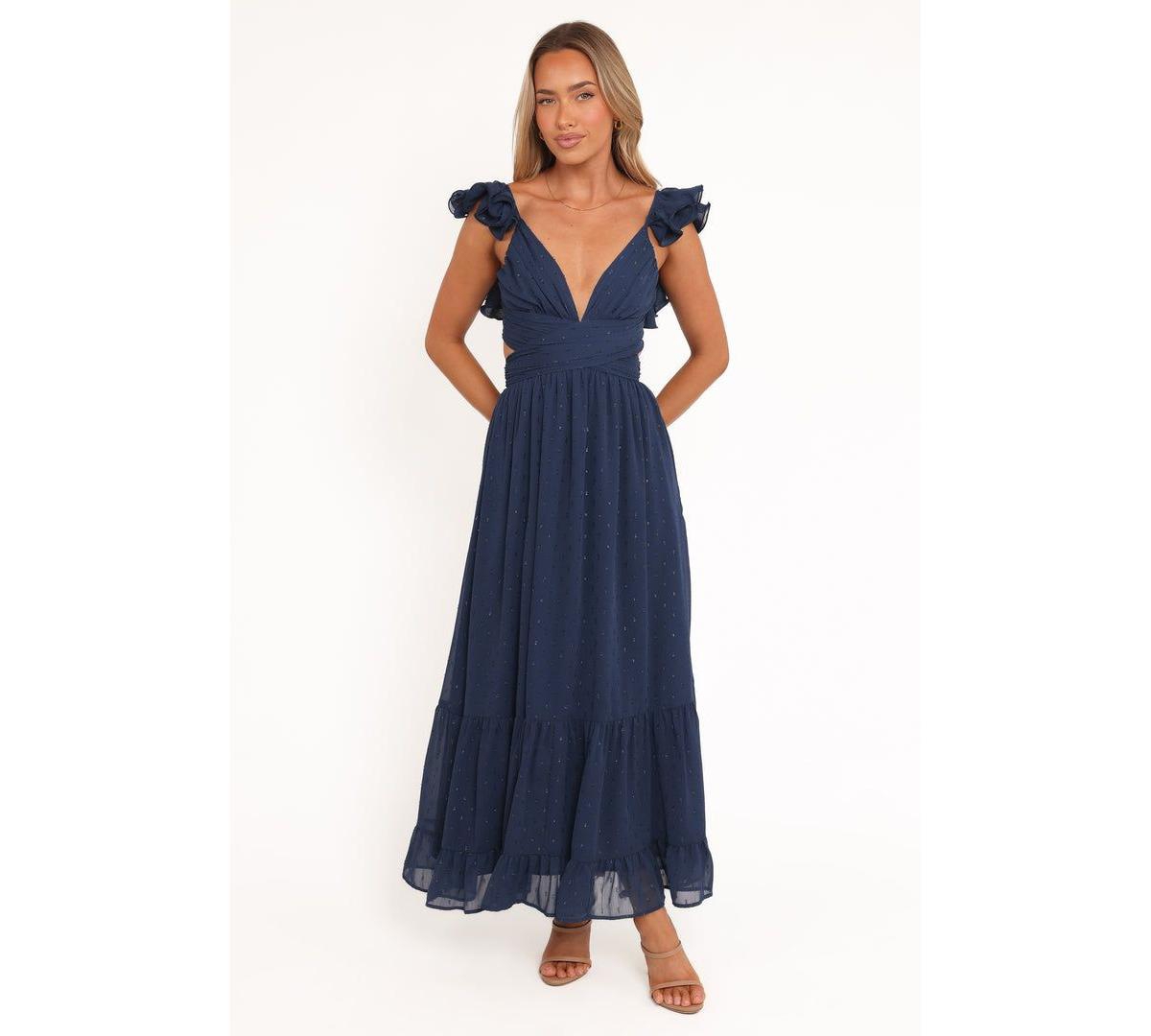Click here for Petal and Pup Womens Harmony Maxi Dress - Blue prices