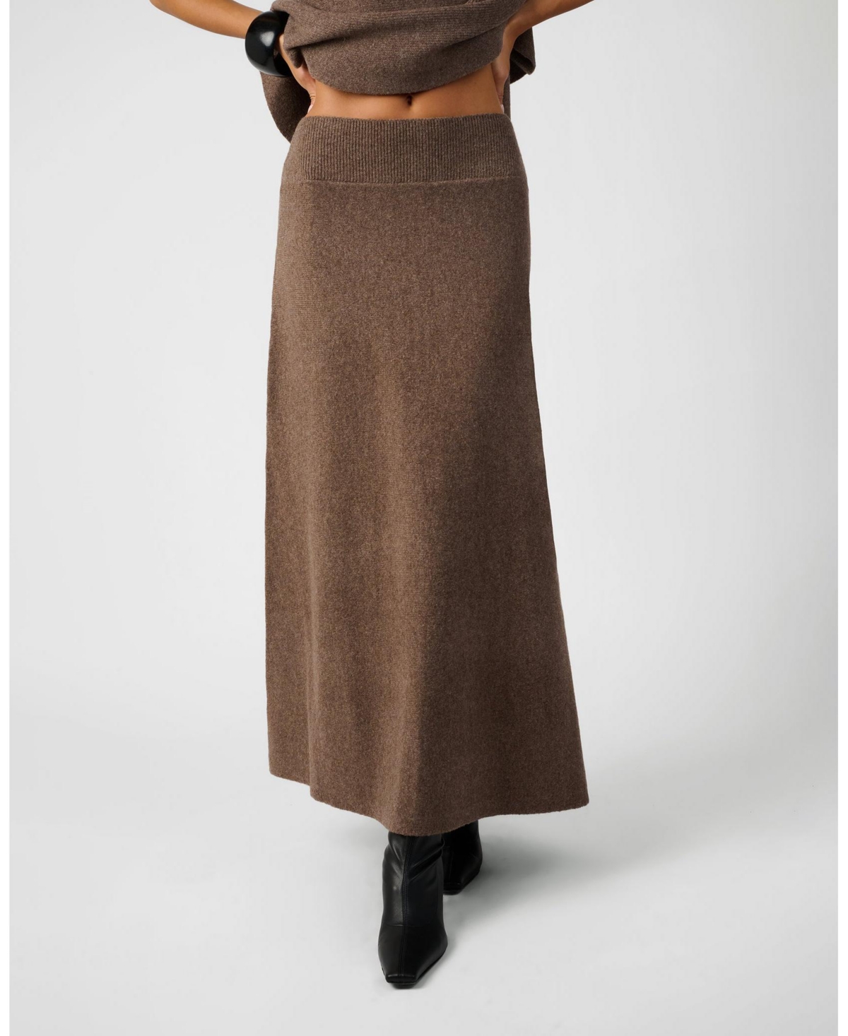 Click here for WeWoreWhat Womens Sweater Skirt - Brown prices