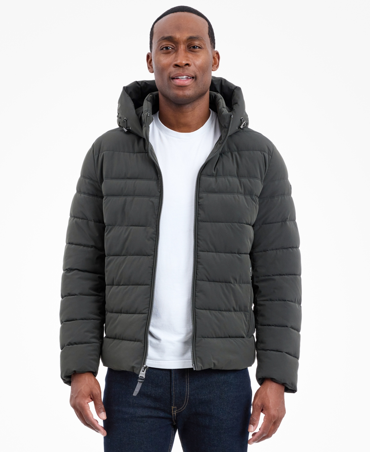 Click here for Michael Kors Mens Dressy Hooded Stretch Packable J... prices