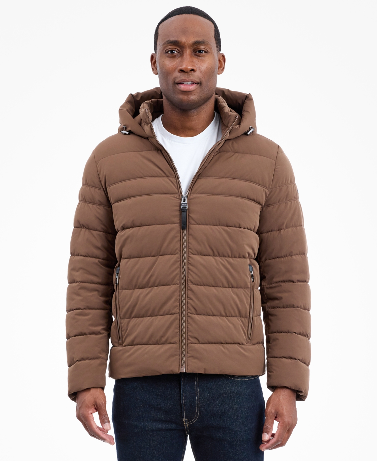 Click here for Michael Kors Mens Dressy Hooded Stretch Packable J... prices