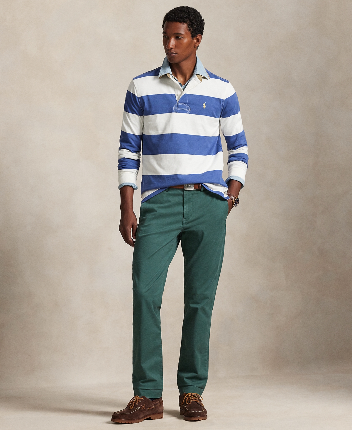 Click here for Polo Ralph Lauren Mens Straight-Fit Stretch Chino... prices