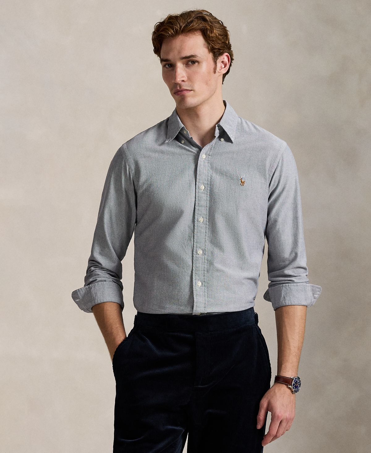Click here for Polo Ralph Lauren Mens Classic Fit Iconic Oxford S... prices