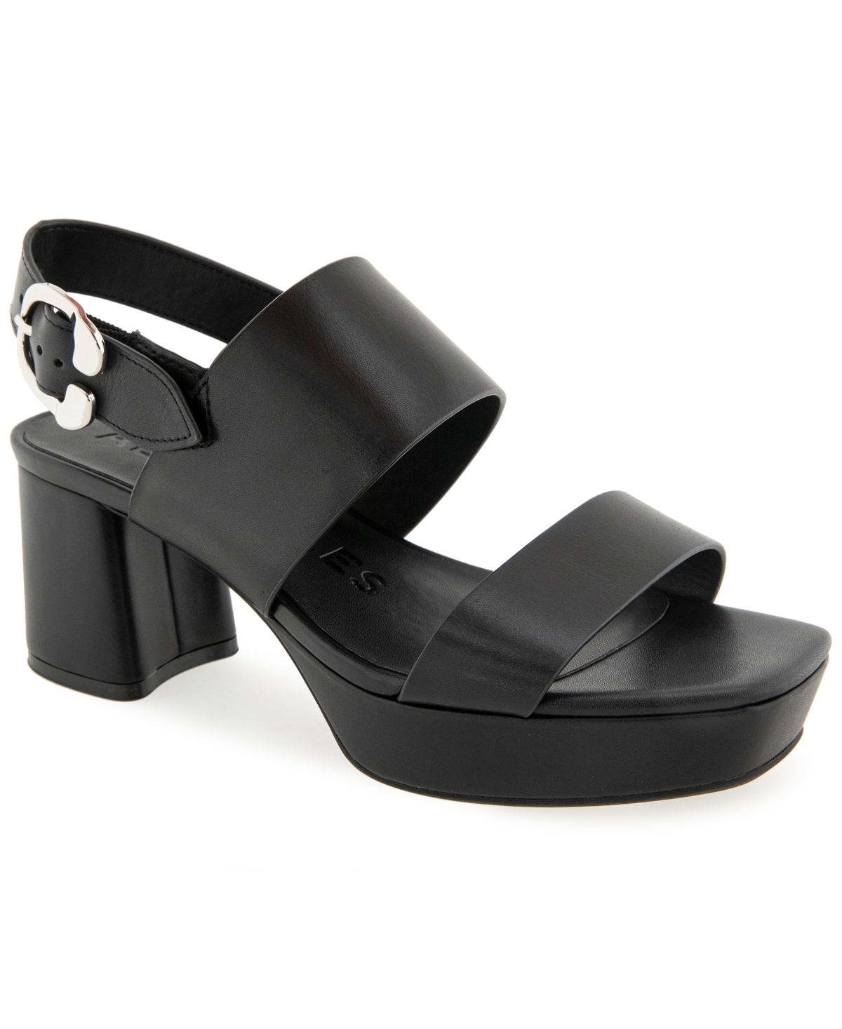Click here for Aerosoles Womens Prym Platform Sandal - Black leat... prices