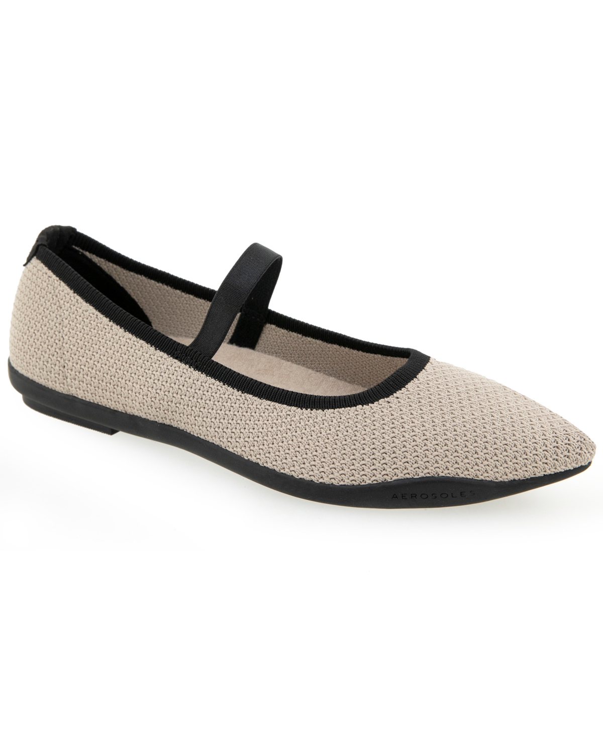 Click here for Aerosoles Womens Davina Casual Knit Flat - Stone k... prices