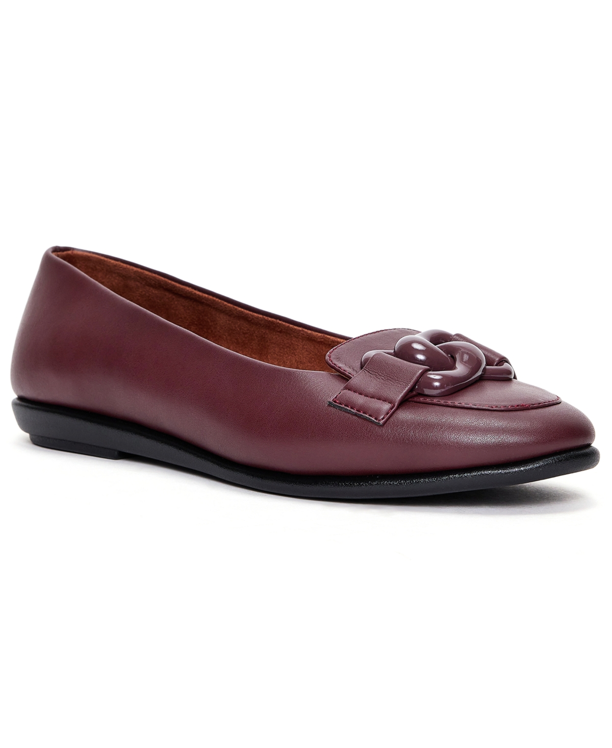 Click here for Aerosoles Womens Bell Buckle Ballet Flats - Fig fa... prices