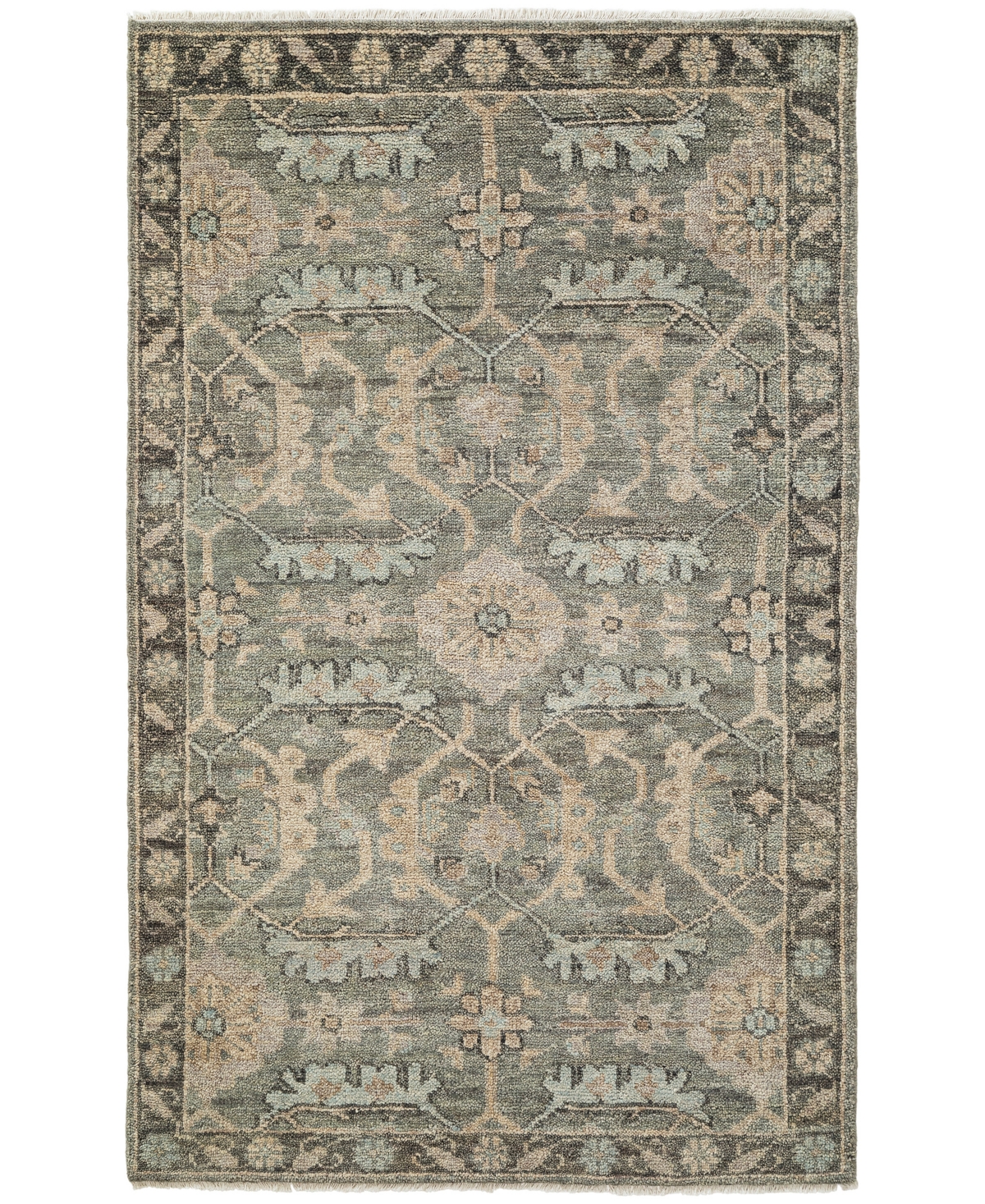 Click here for Obeetee Shirin Dahlia 89x119 Area Rug - Gray prices