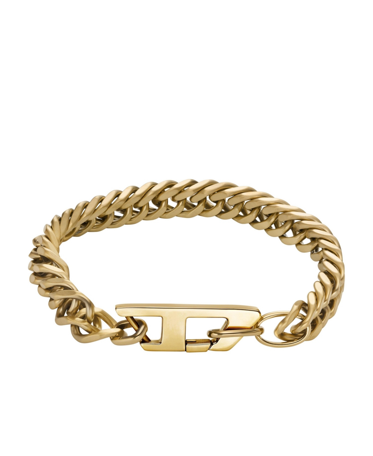 Click here for Diesel Mens Matte Gold-Tone Stainless Steel Chain... prices