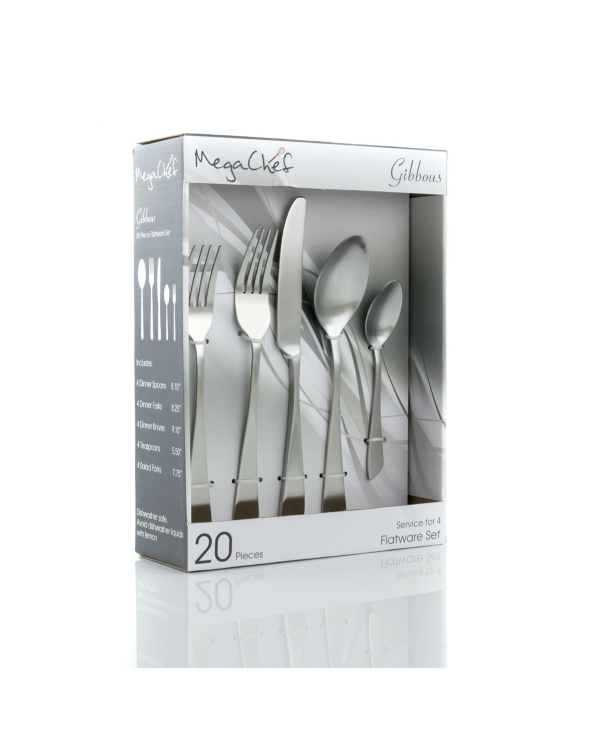 Click here for MegaChef Gibbous 20 Piece Flatware Utensil Set  St... prices