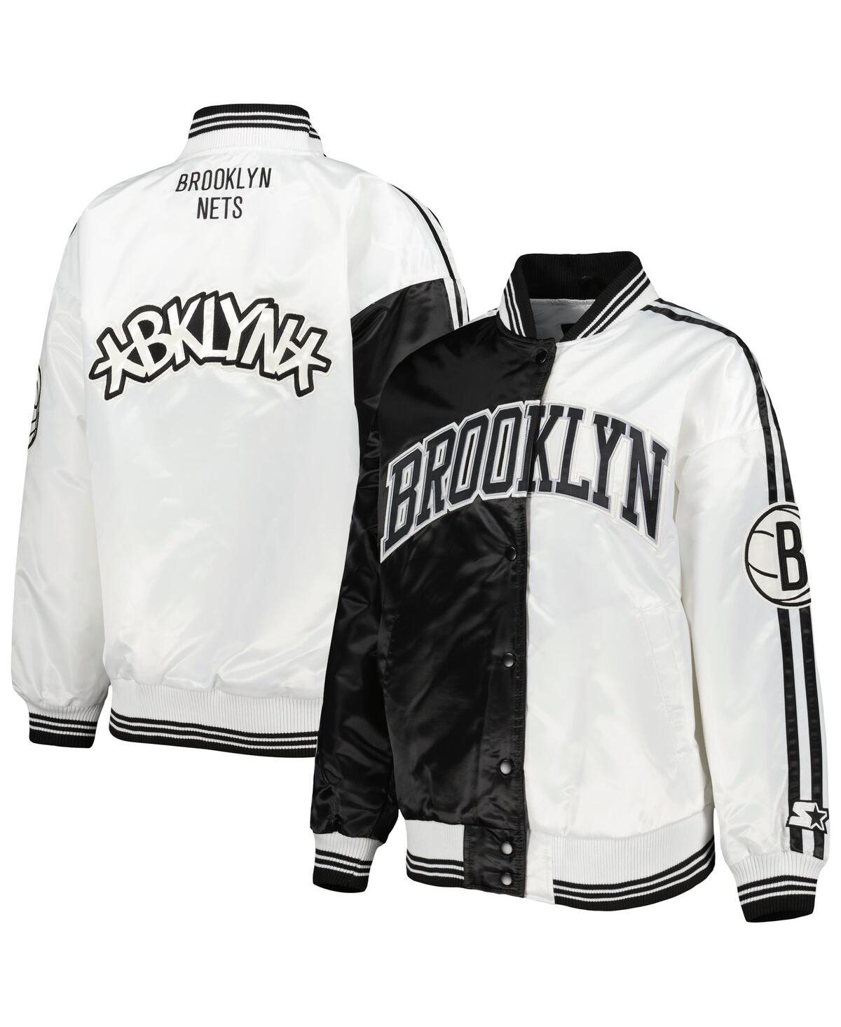Click here for Starter Womens Black/White Brooklyn Nets Split Col... prices