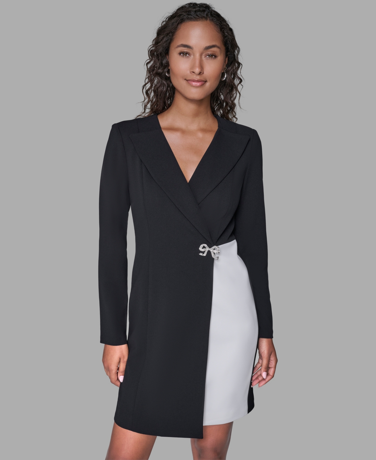 Click here for Karl Lagerfeld Paris Womens Collared Jacket Dress... prices