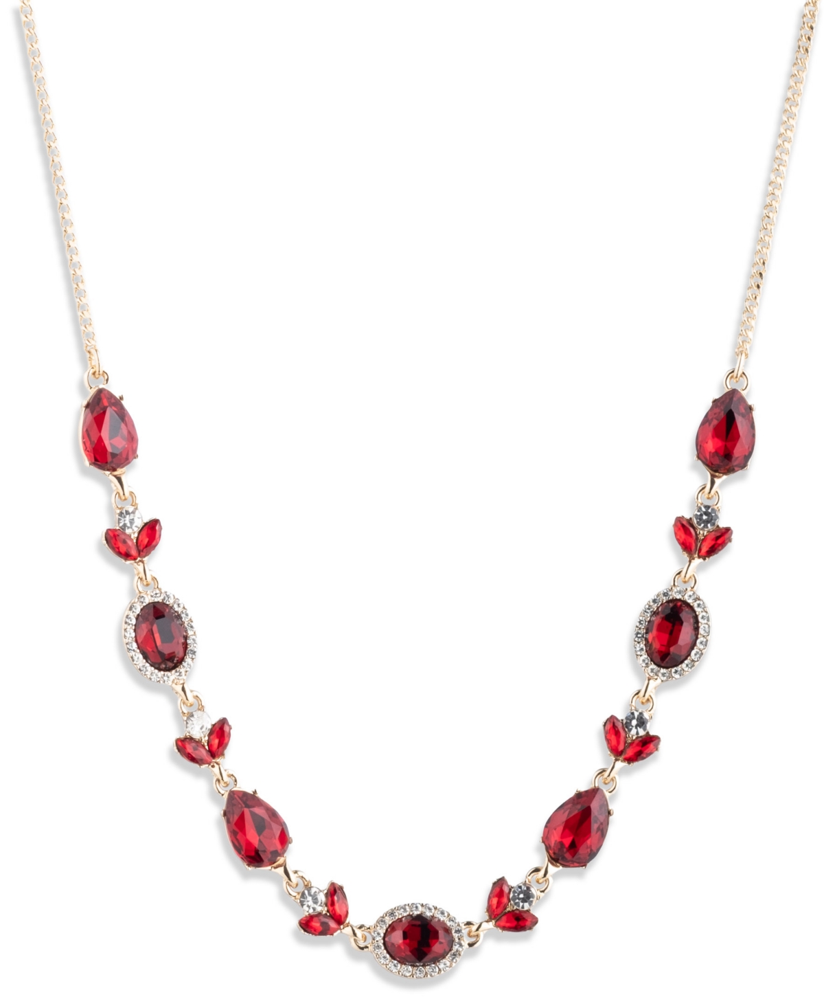 Click here for Givenchy Glass Stone Silver-Tone and Gold-Tone Fro... prices