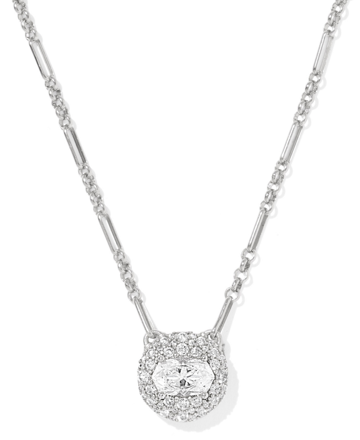 Click here for Kendra Scott Cubic Zirconia Silver-Tone Rhodium Pl... prices