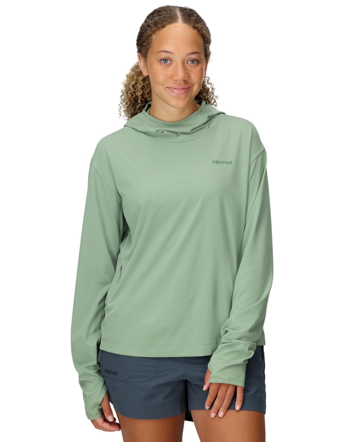 Click here for Marmot Womens Air Exchange Upf 50 Hoodie Pullover... prices