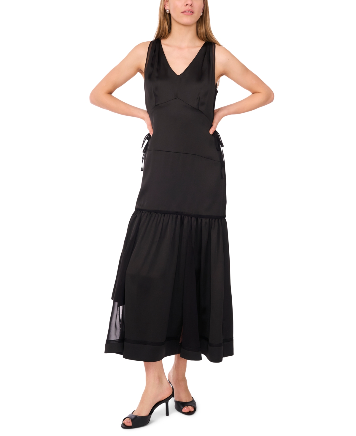 Click here for 1.state Womens Sleeveless Maxi Dress - Rich Black prices