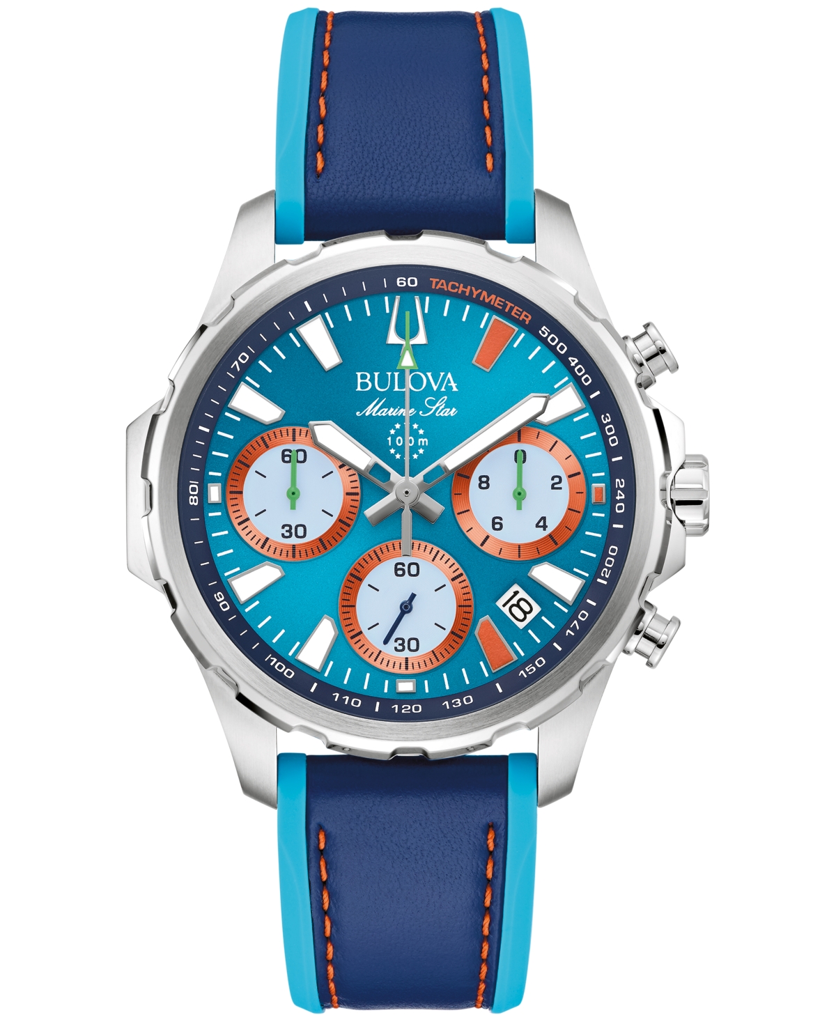 Click here for Bulova Mens Limited Edition Two-Tone Leather and S... prices
