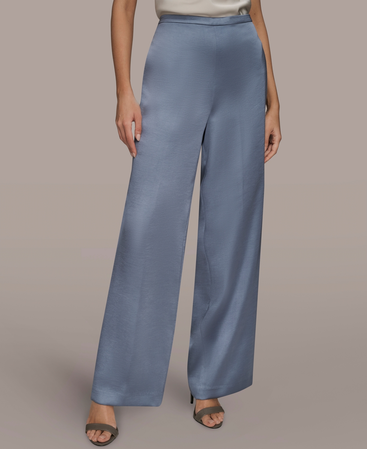 Click here for Donna Karan New York Womens Wide Leg Pull-On Pants... prices