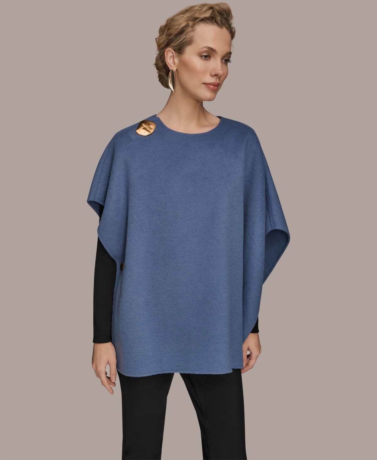 Click here for Donna Karan New York Womens Cape Oversized Jacket... prices