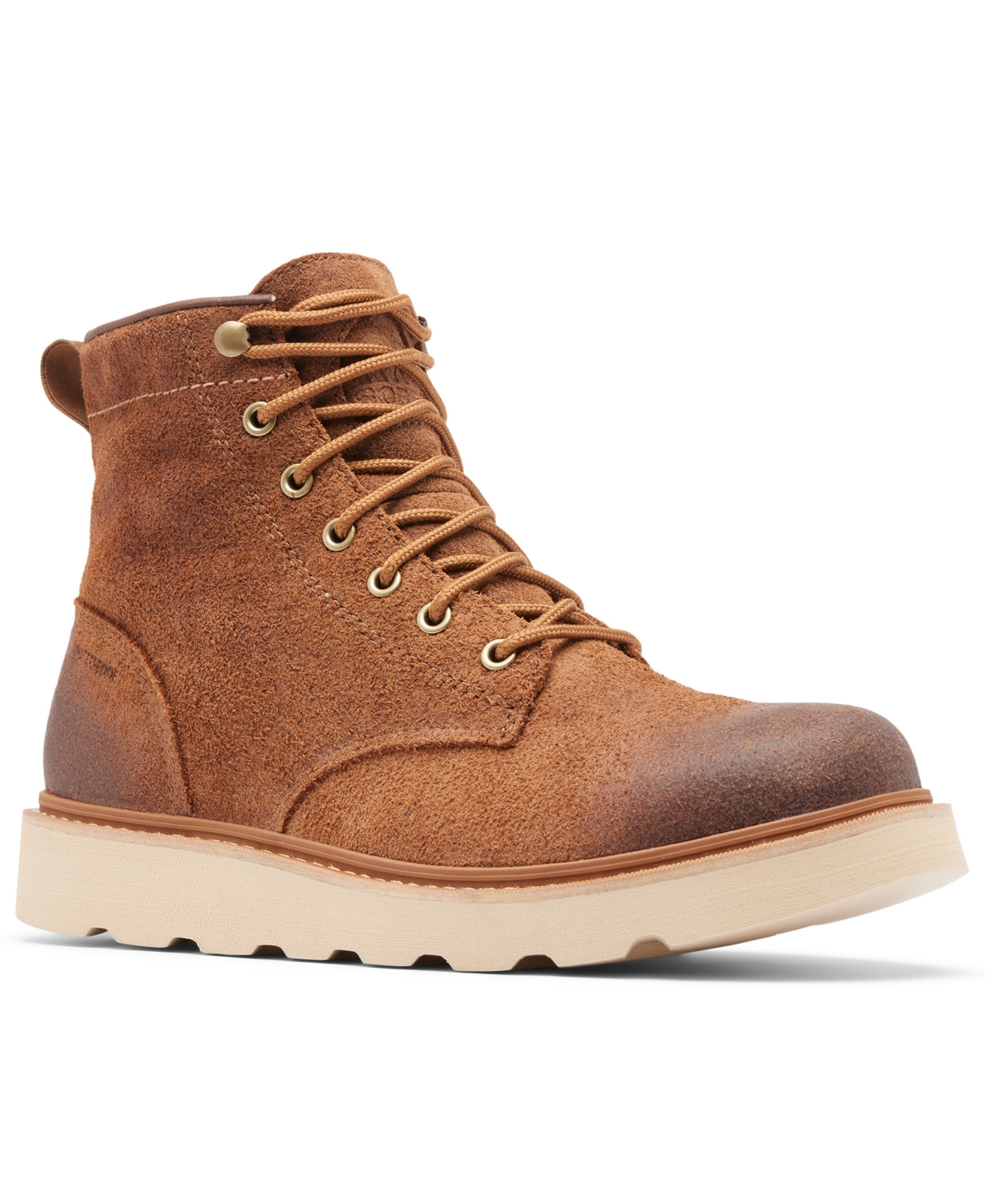 Sorel Mens Slabtown Round Toe Boots - Brown