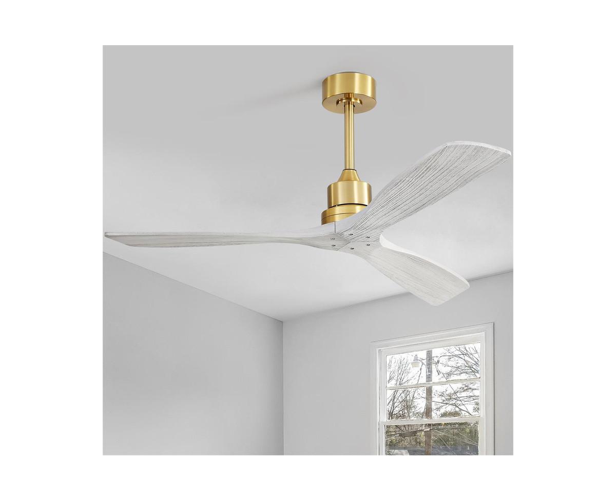 Click here for 52-inch Modern Golden 3 Blades Walnut Ceiling Fan... prices