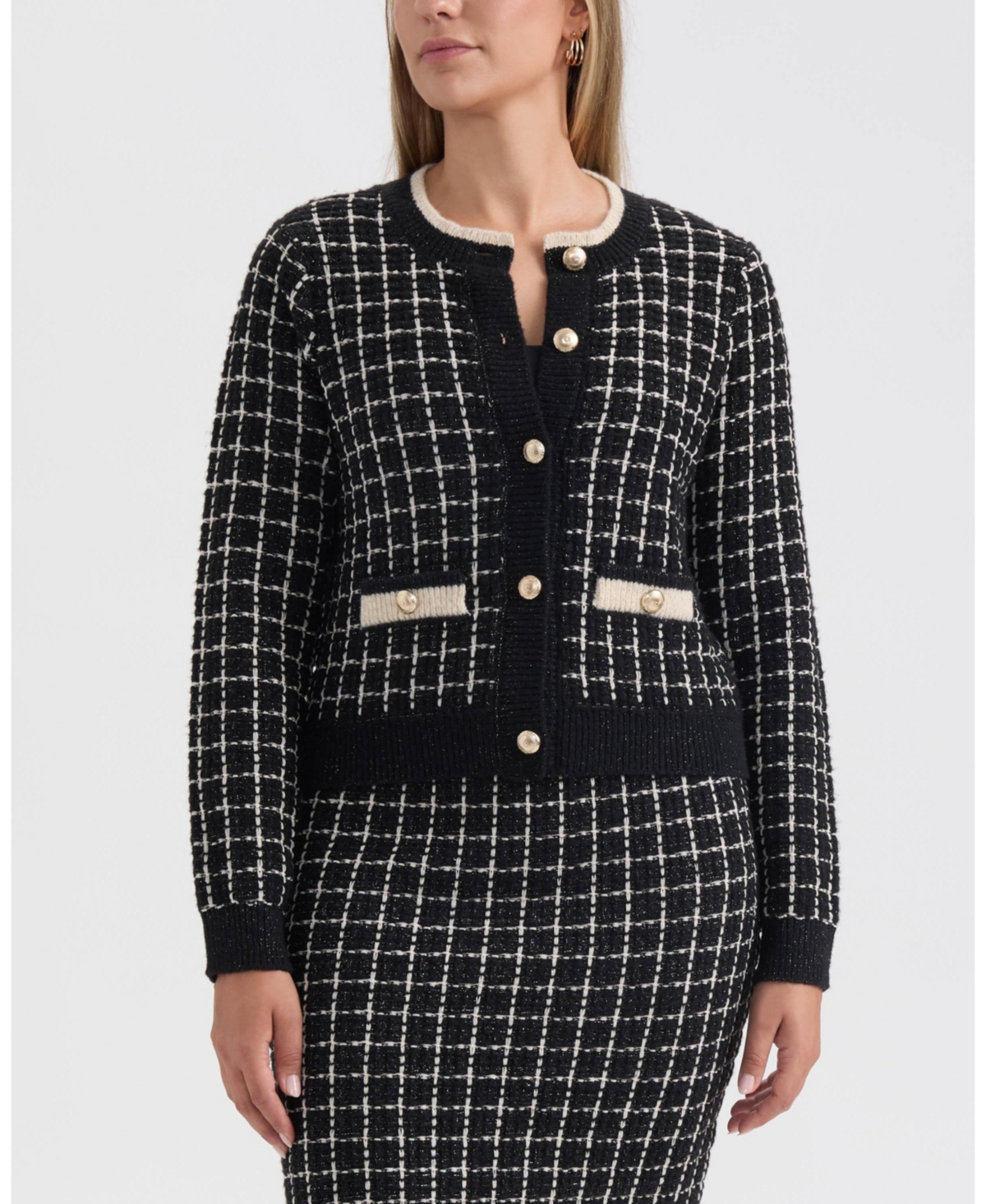 Click here for Ellen Tracy Womens Open Front Cardigan Sweater - B... prices