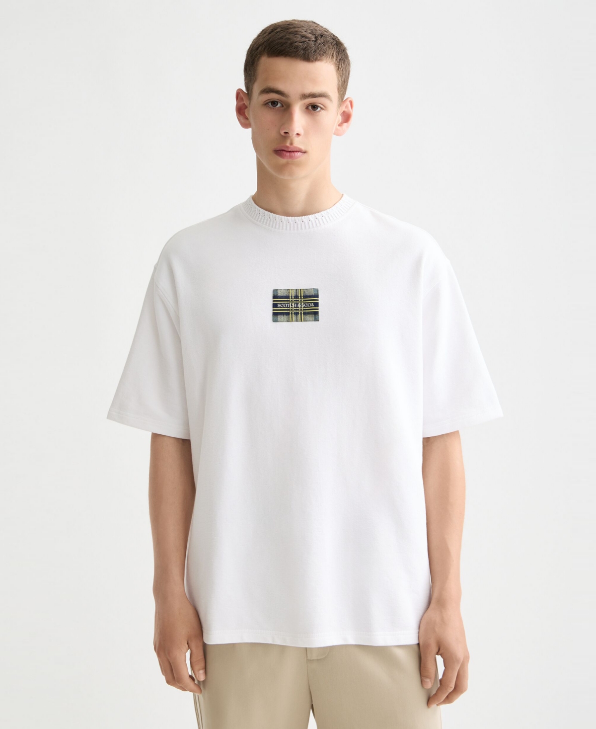 Click here for Scotch & Soda Mens Loose Fit Short Sleeve T-Shirt... prices